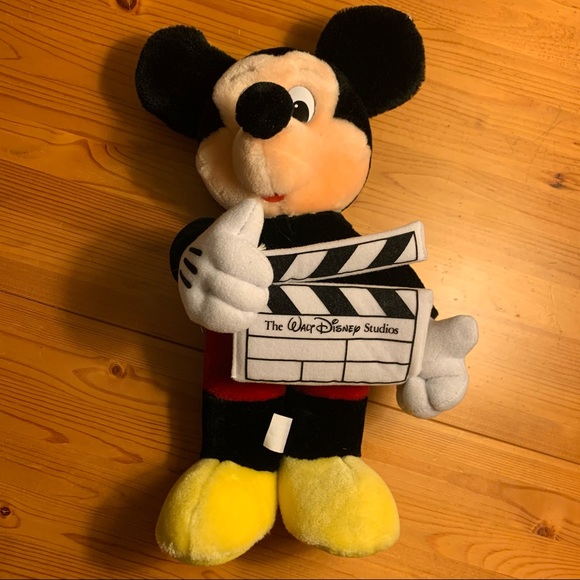 Disney | Toys | Mickey Mouse Movie Director Clapper Plush Walt Disney ...